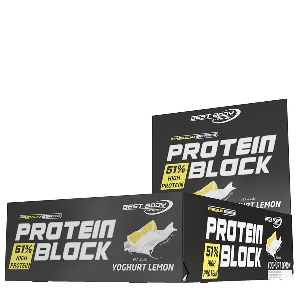 Protein Block 90g - 15 tasty protein bars with 45g of protein in 5 ...