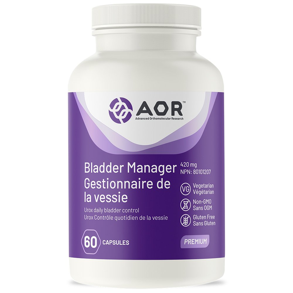Bladder Manager 60 capsules with Urox™ helps to relieve urinary ...