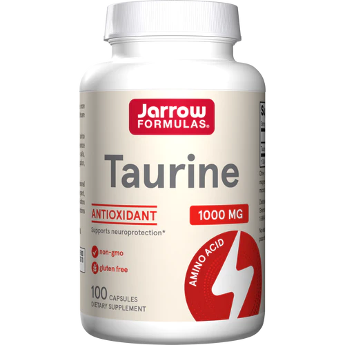 Taurine 1000mg 100 capsules - the antioxidant amino acid | Jarrow Formulas