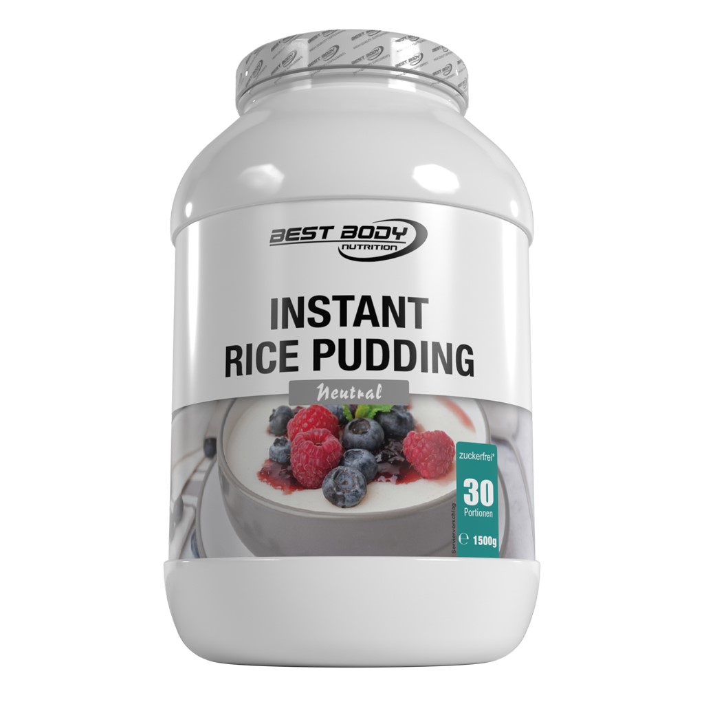 Instant Rice Pudding 1500g , ideal as a healthy snack, pre-workout meal ...