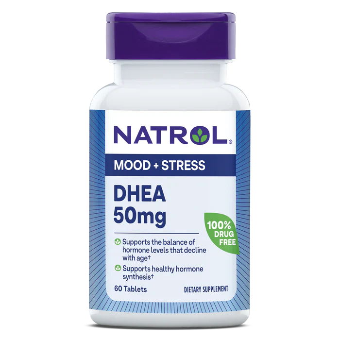 DHEA 50mg 60 tablets - dehydroepiandrosterone | Natrol