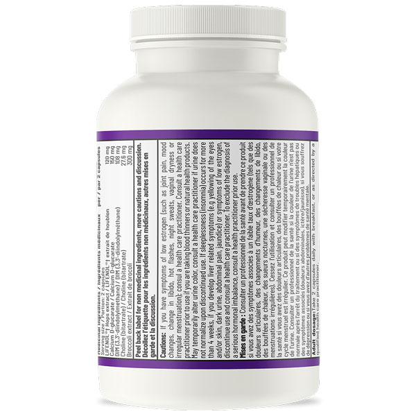 Estro Adapt 60 capsules - broccoli (DIM), hop, calciumglucaraat en choline, voor betere balans ...