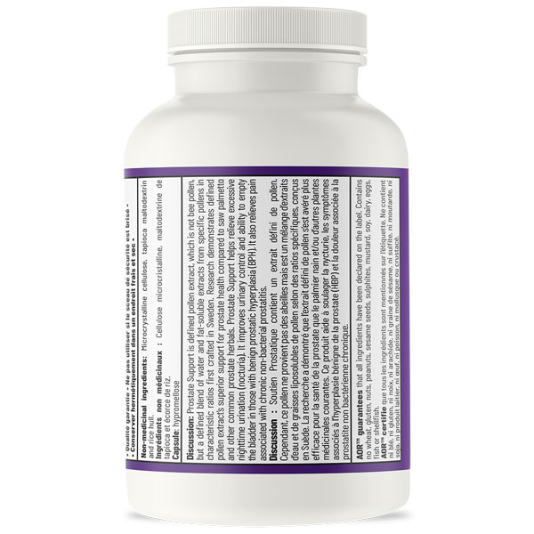 Prostate Support - 90 capsules - Prostaphil defined pollen extract for ...