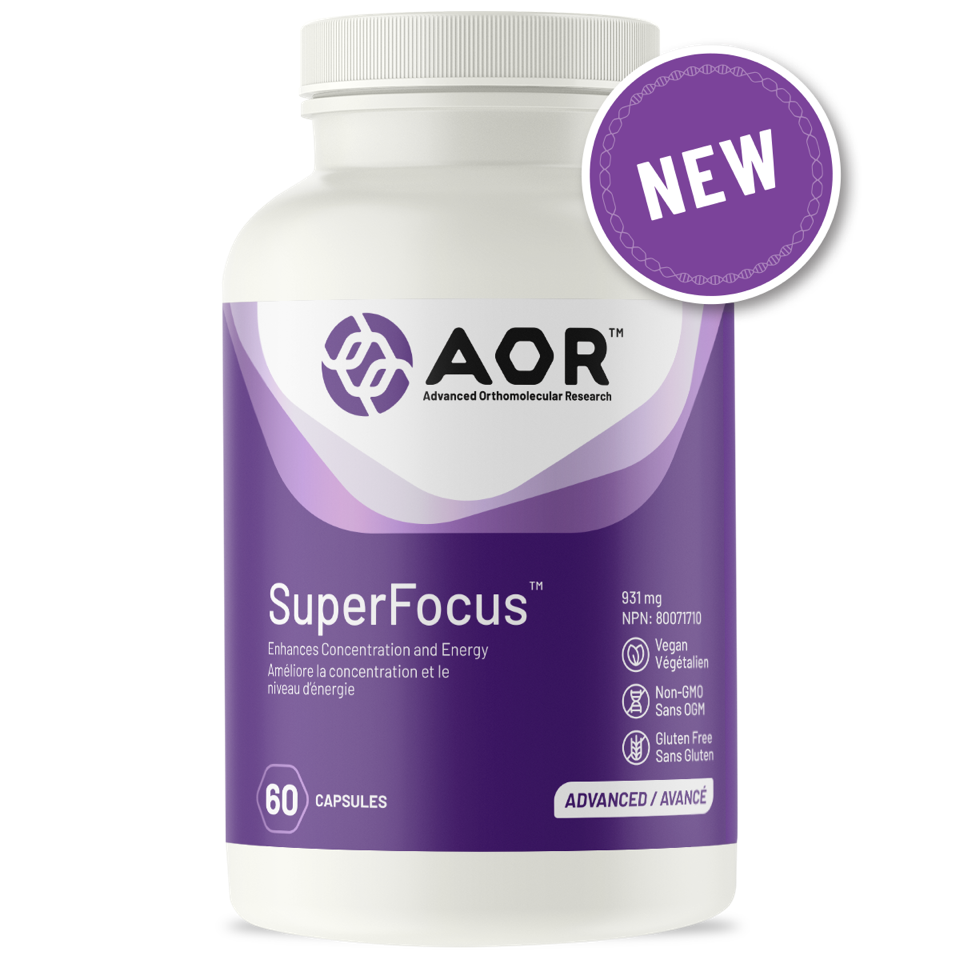 SuperFocus 60 capsules - Bacopa monniera, ginseng , rhodiola, theanine ...