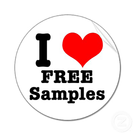 Free extra sample with an online purchase