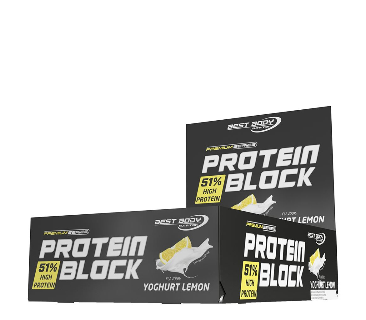 Protein Block 90g - 15 tasty protein bars with 45g of protein in 5 ...