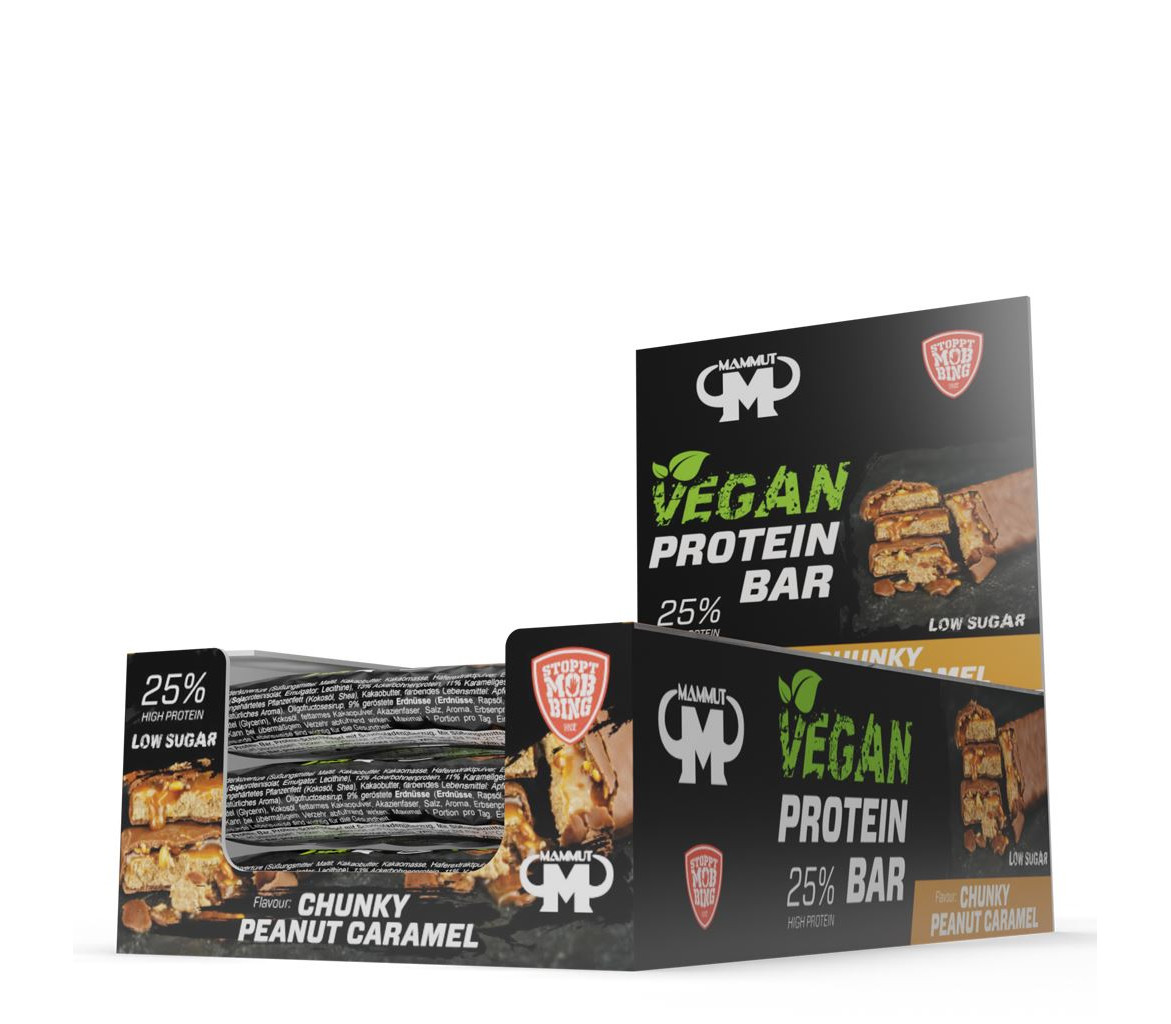 Vegan Protein Bar 45g - 12 plant-based protein bars with delicious ...