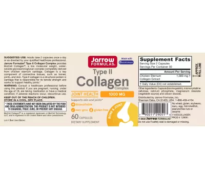 Collagen Complex Type II 60 capsules - collagen in bio-available form ...