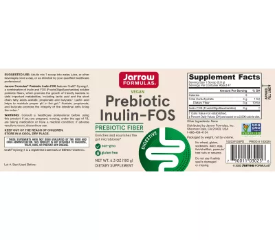 Inulin & FOS 180g - FructoOligoSaccharides, promotes production of ...