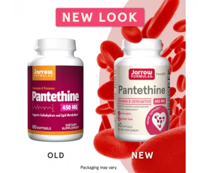 B5 - Pantethine 60 softgels - metabolite of pantothenic acid | Jarrow ...