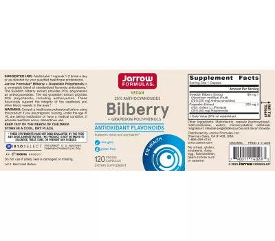 Bilberry + grapeskin 120 capsules - Zweedse bosbes, OPC, resveratrol ...