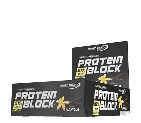 Protein Block 90g - 15 tasty protein bars with 45g of protein in 5 ...