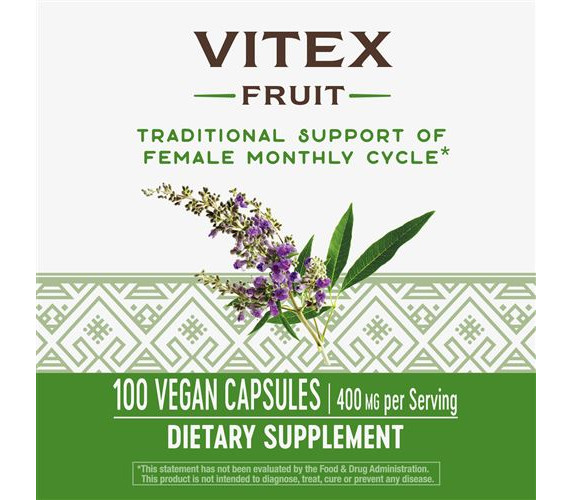 Vitex Fruit 100 capsules - chasteberry | Nature's Way