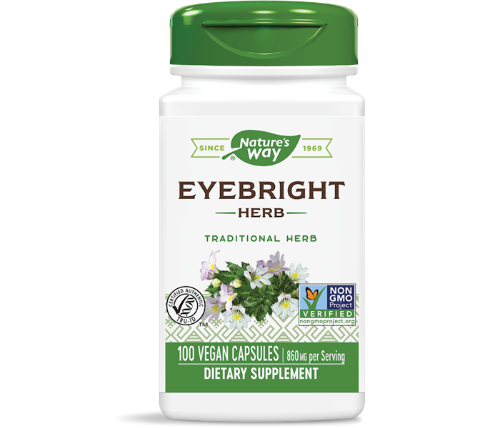 Eyebright Herb 100 capsules - Euphrasia officinalis | Nature's Way ...