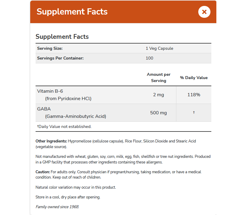 GABA 200 capsules - gamma-amino-boterzuur, een belangrijke ...